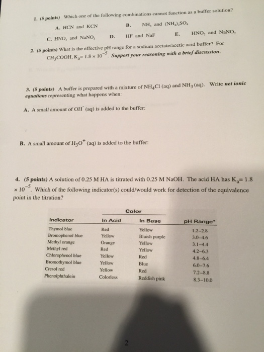 Solved Which one of the following combinations cannot | Chegg.com
