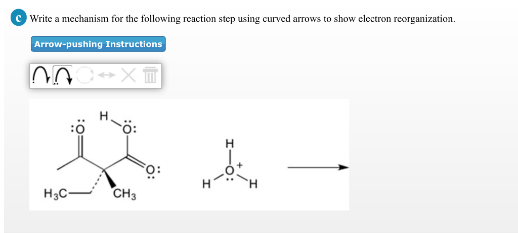 Solved Write a mechanism for the following reaction step | Chegg.com