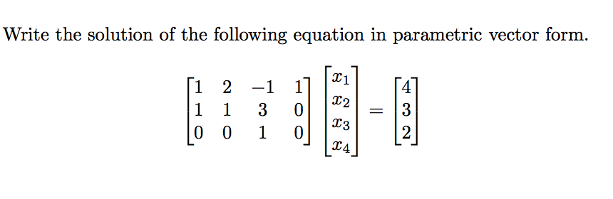 Solved Write the solution of the following equation in | Chegg.com
