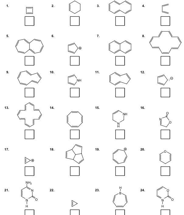 Classify the following compounds as aromatic (A), | Chegg.com