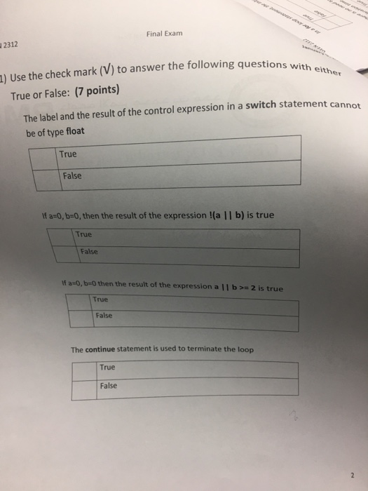 Solved Use the check mark (Squareroot) to answer the | Chegg.com
