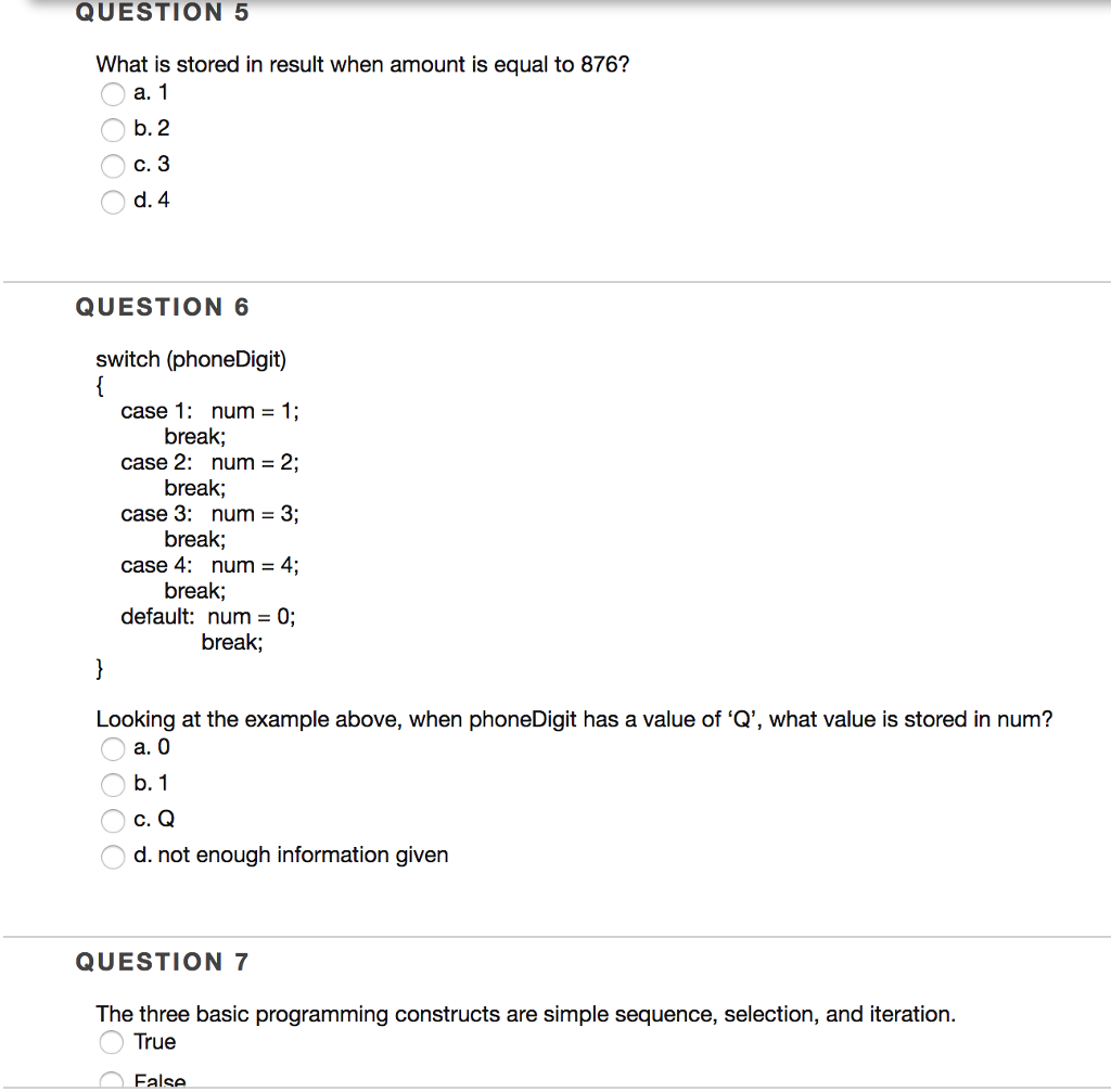 Solved QUESTION 1 After completing the program, you should | Chegg.com