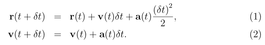 In the Molecular Dynamics program as the below code, | Chegg.com
