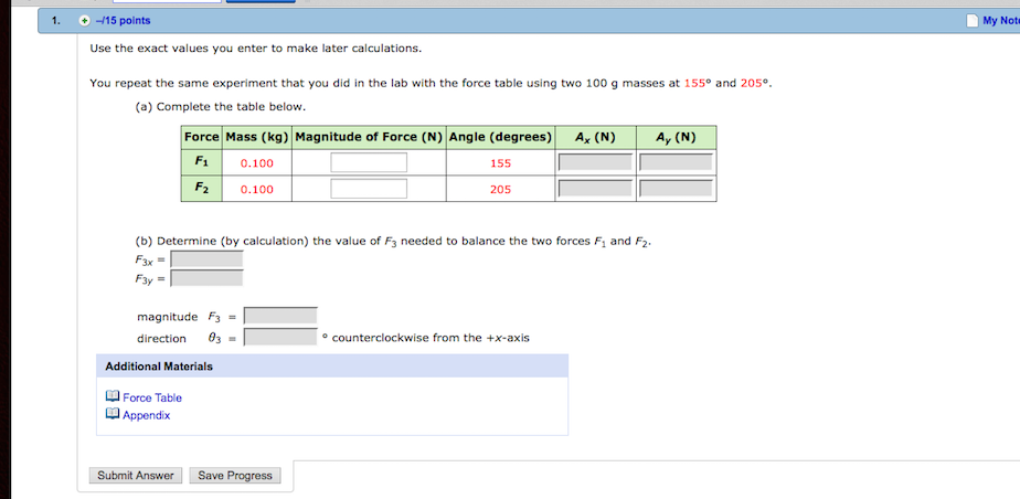 Solved Use the exact values you enter to make later | Chegg.com