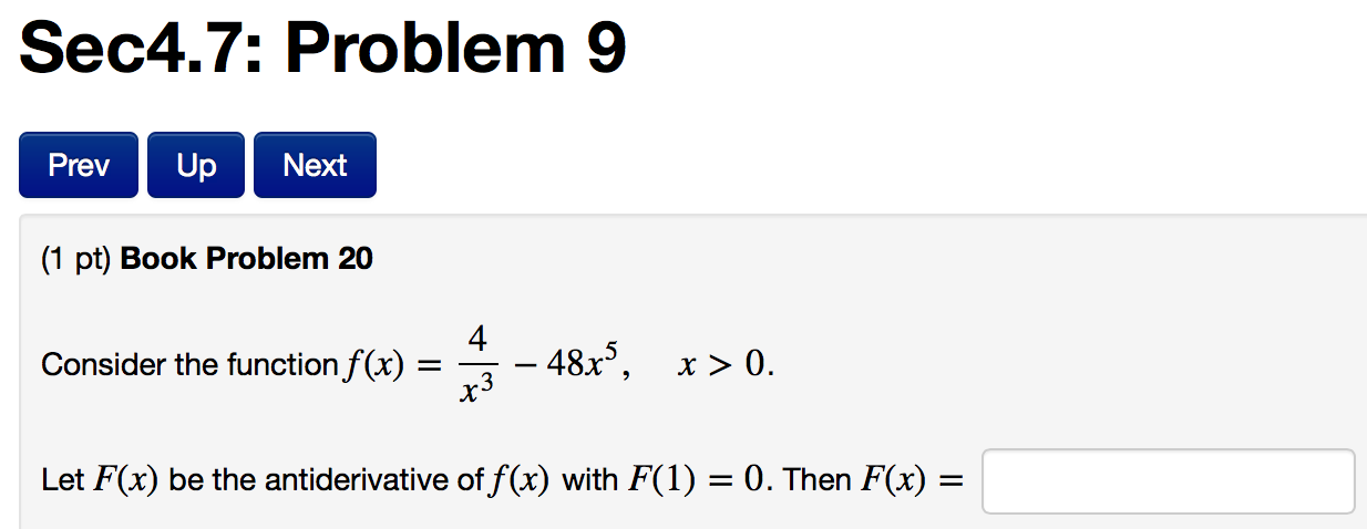 Solved Sec4.7: Problem 9 (1 pt) Book Problem 20 4 Consider | Chegg.com