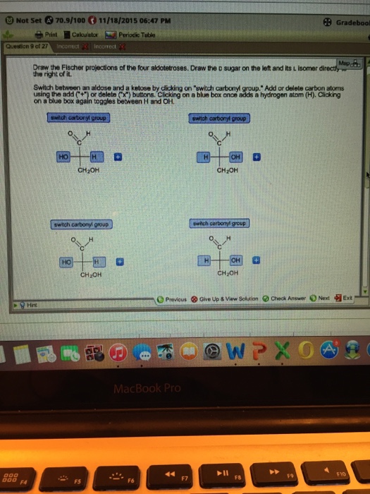 Solved Draw the Fischer projections | Chegg.com