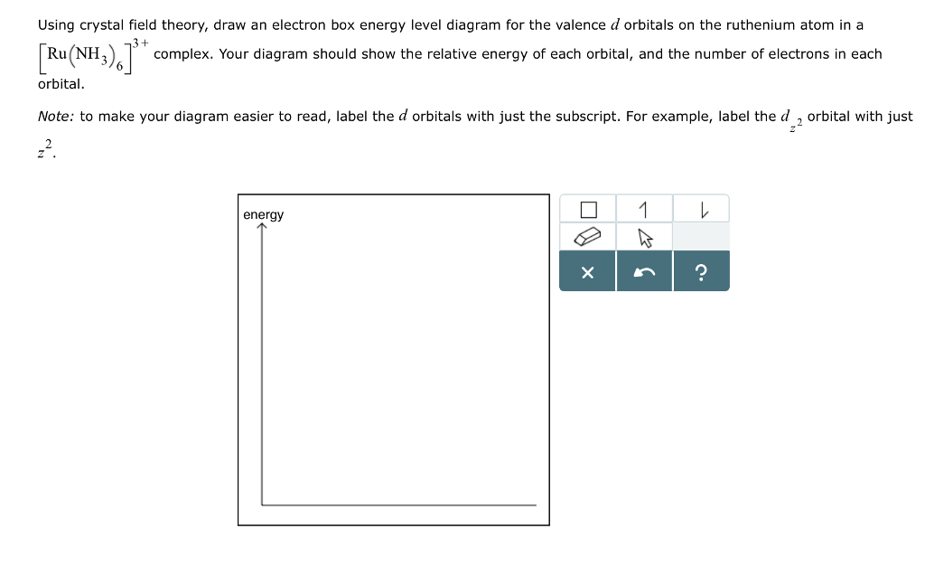 Solved Using crystal field theory, draw an electron box | Chegg.com