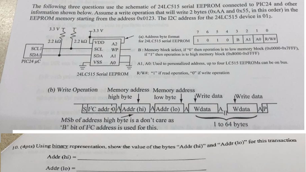 Solved T3.3 V The following three questions use the | Chegg.com