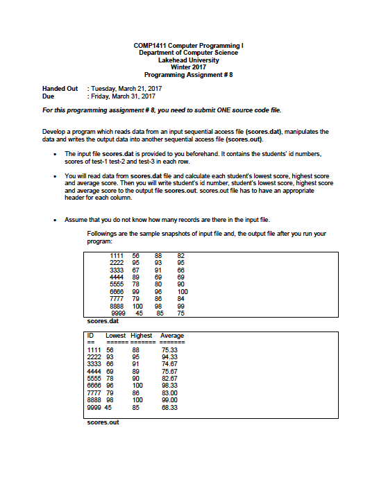 Computer Science Archive | March 26, 2017 | Chegg.com