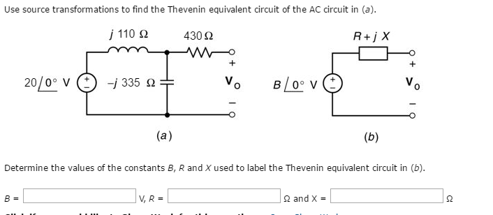Solved Use source transformations to find the Thevenin | Chegg.com