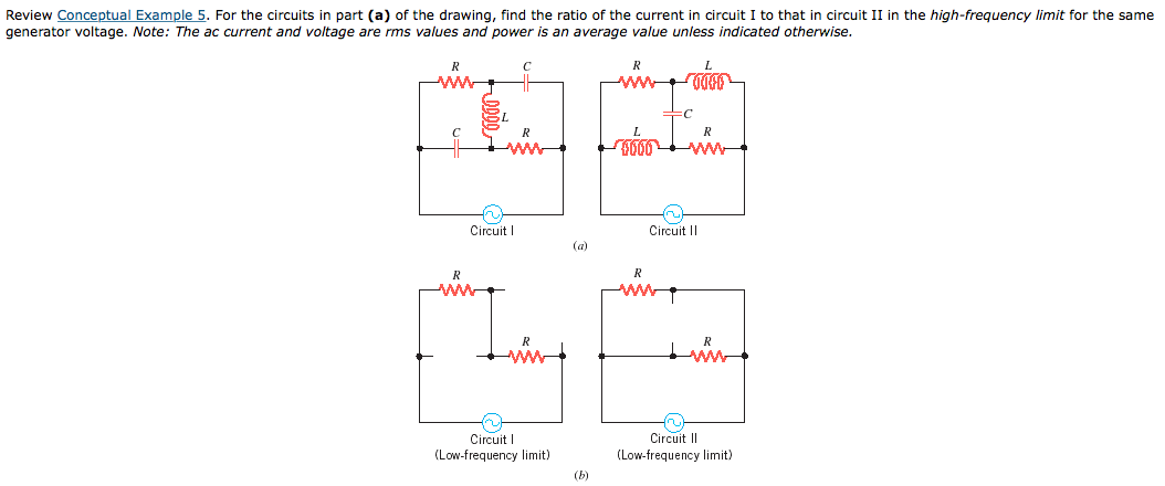 Solved Review Conceptual Example 5. For the circuits in | Chegg.com