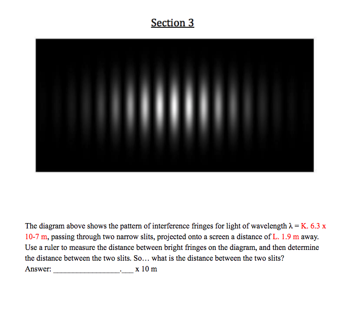 Solved Section: The diagram above shows the pattern of | Chegg.com