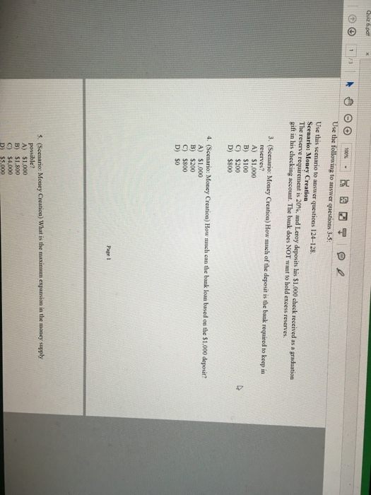Solved Use the following to answer questions 3-5: Use this | Chegg.com