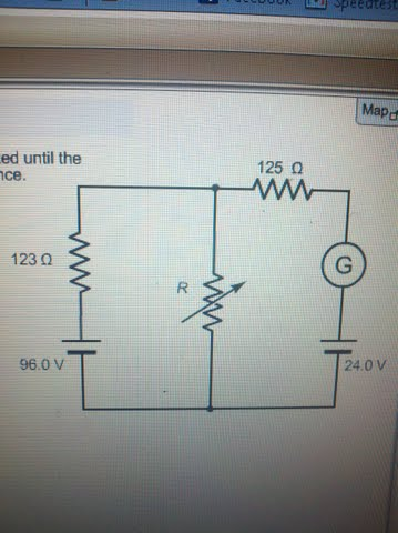 Solved In the circuit on the right, the variable resistor R | Chegg.com