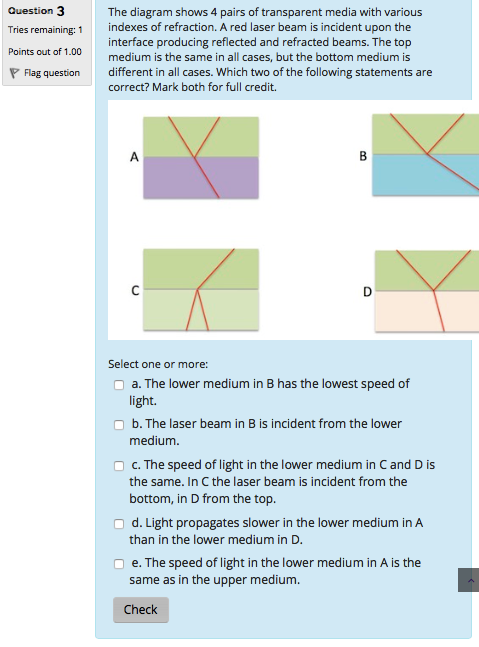 Solved Question 3 Tries remaining: Points out of 1.00 P Flag | Chegg.com