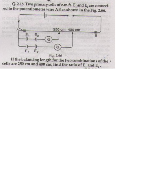 Solved Two primary cells of e.m.fs. E1, and E2, are | Chegg.com