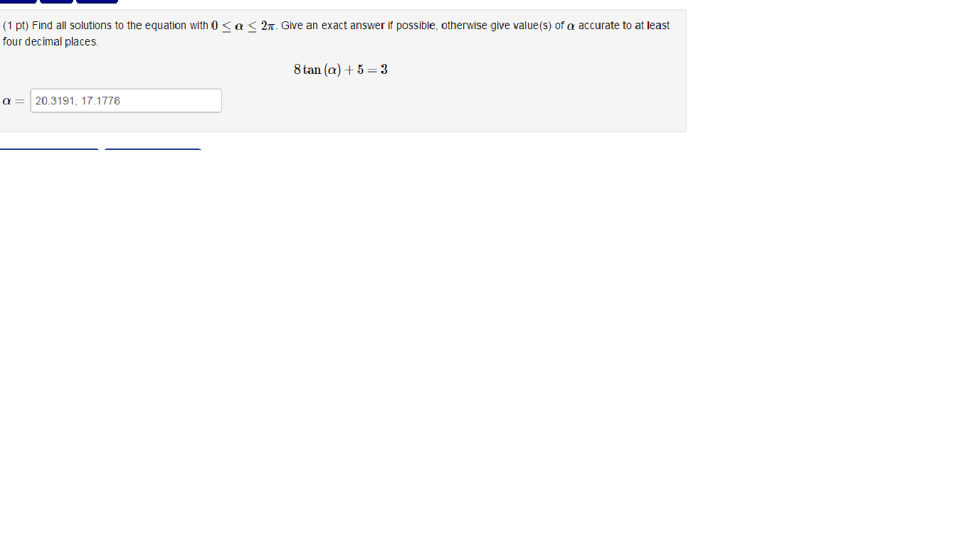 Solved Find all solutions to the equation with 0 alpha 2 | Chegg.com