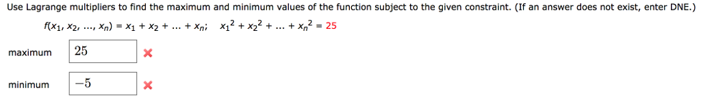 Solved Use Lagrange multipliers to find the maximum and | Chegg.com