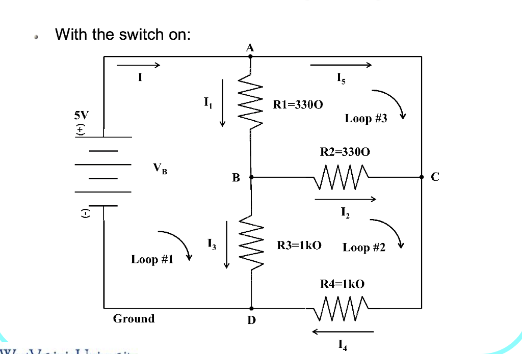 Solved Calculate the voltages at points A, B, and C in the | Chegg.com