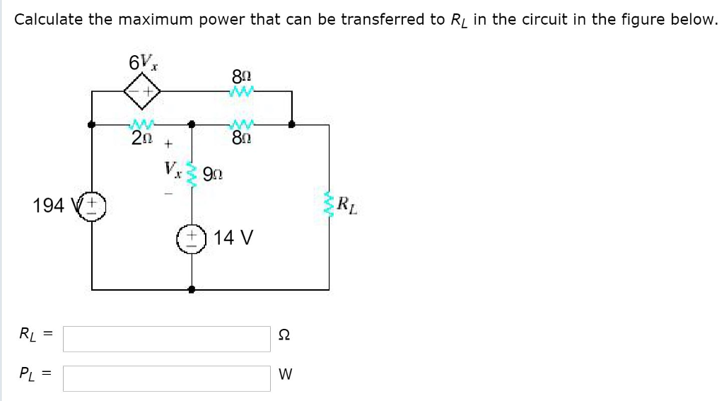 Solved Calculate the maximum power that can be transferred | Chegg.com