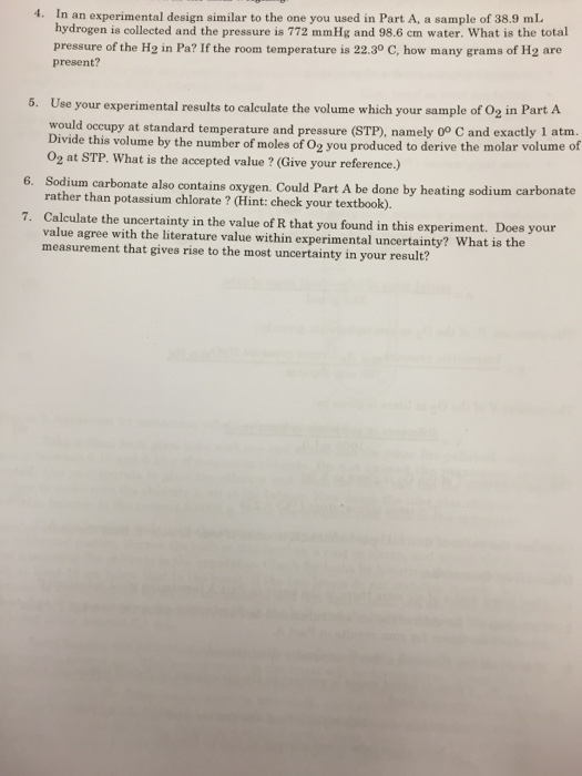 Solved In an experimental design similar to the one you used | Chegg.com