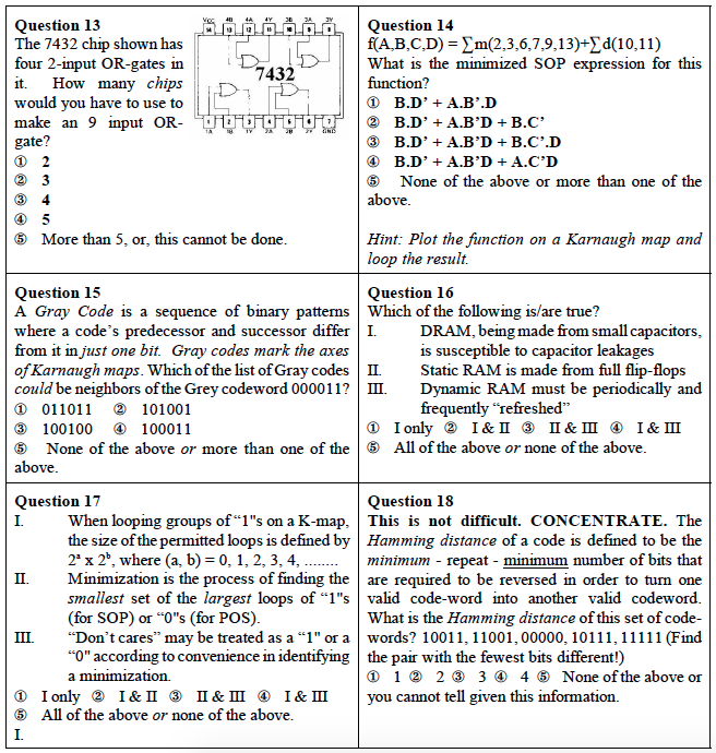 Solved The 7432 chip shown has four 2-input OR-gates in it. | Chegg.com