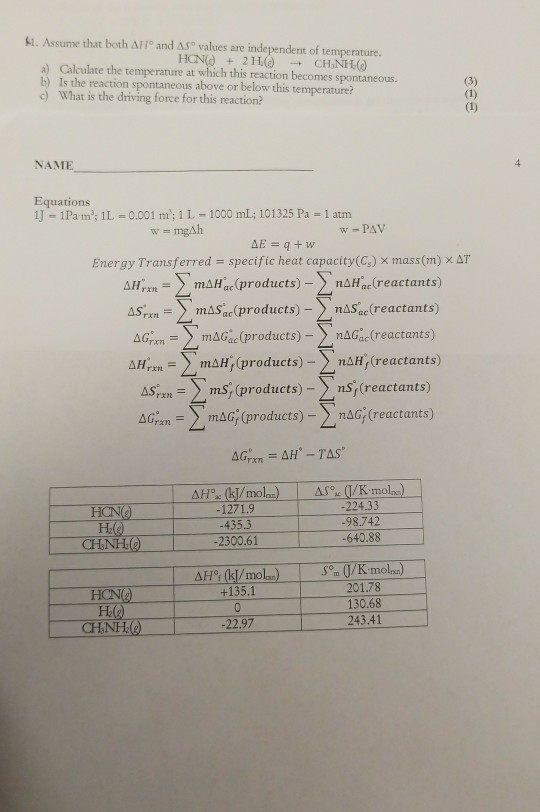 Solved ki. Assume that both 'Mr and Ar values areindependent | Chegg.com
