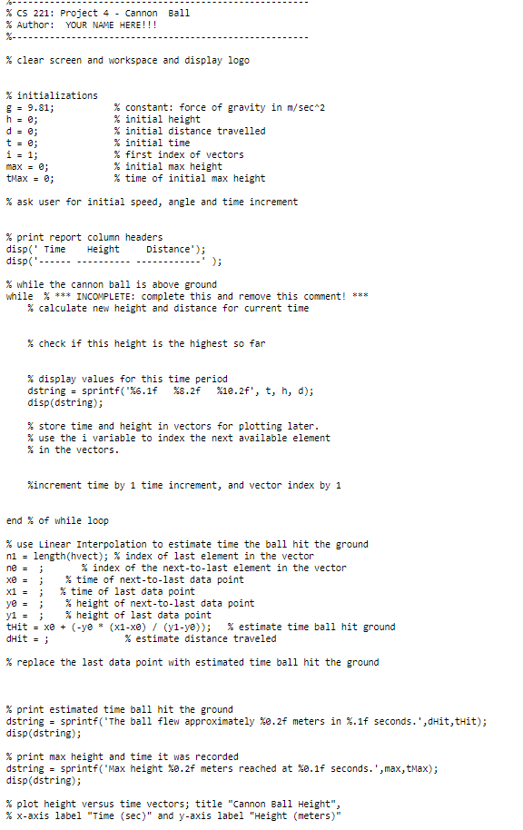 General Description: Write a Matlab script to | Chegg.com
