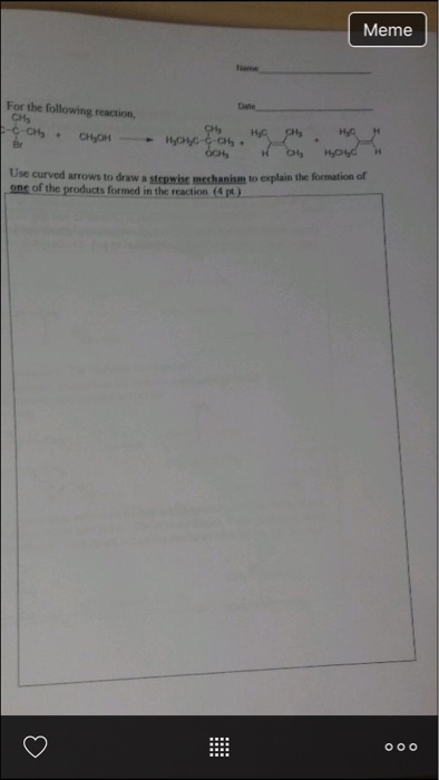 Solved Use curved arrows to draw a stepwise mechanism to | Chegg.com