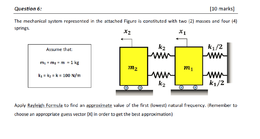 Solved Apply rayleigh formula to find an approximate value | Chegg.com