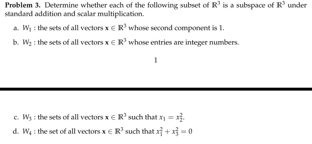 Solved Problem 3. Determine whether each of the following | Chegg.com