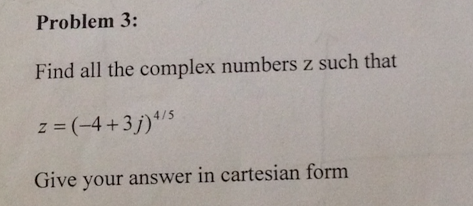 Solved Find all the complex numbers z such that z = (-4 + | Chegg.com