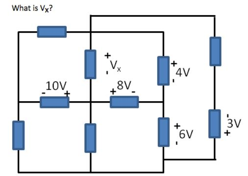Solved What is Vx? V. 10V 3V | Chegg.com