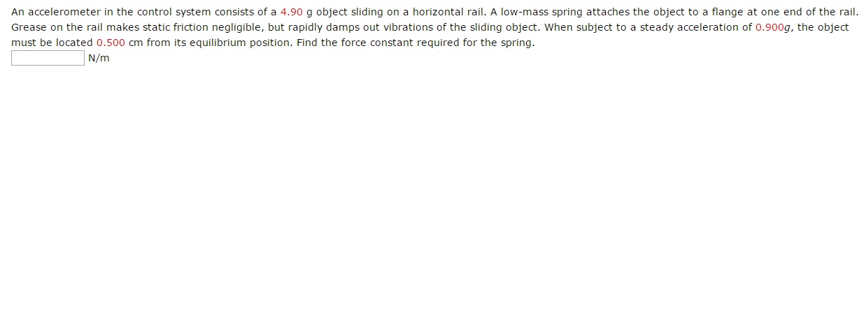 Solved An accelerometer n the control system consists of a | Chegg.com
