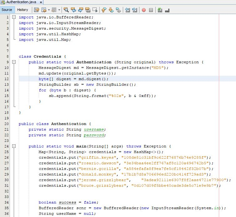 Solved My code works but i am trying to get it to let me in | Chegg.com