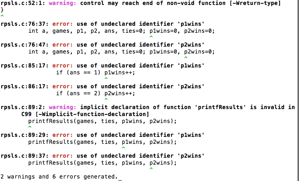 Solved I need some assistance getting these errors and | Chegg.com