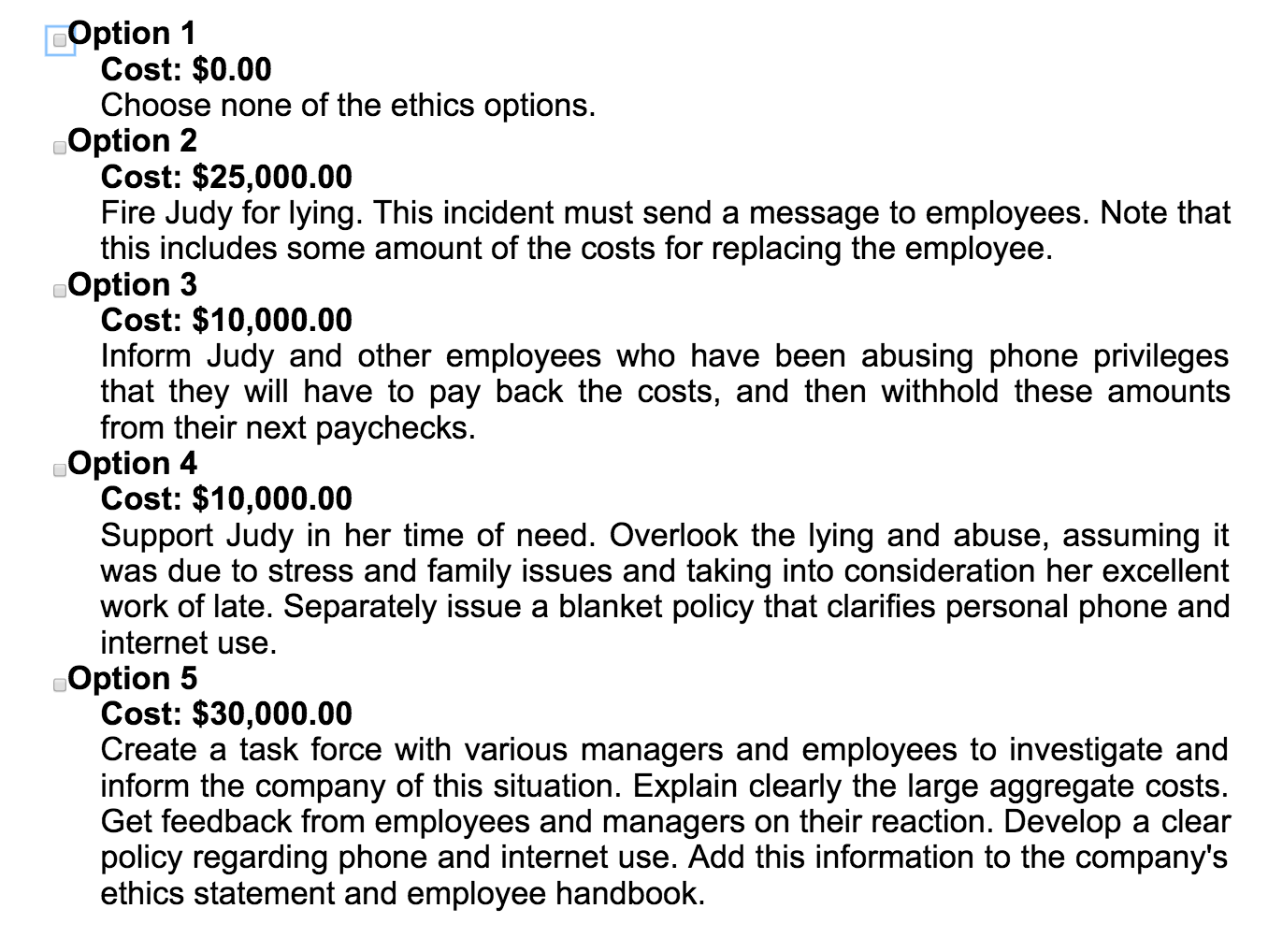 Solved Budget= $325000 CEO Paula Chilton was irate. "$1,100? | Chegg.com