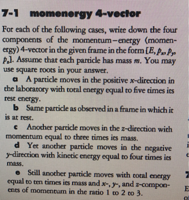 Solved For Each Of The Following Cases Write Down The Four
