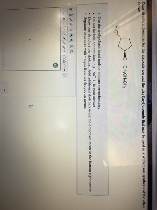 Solved Review Topics] Draw structural formulas for the | Chegg.com