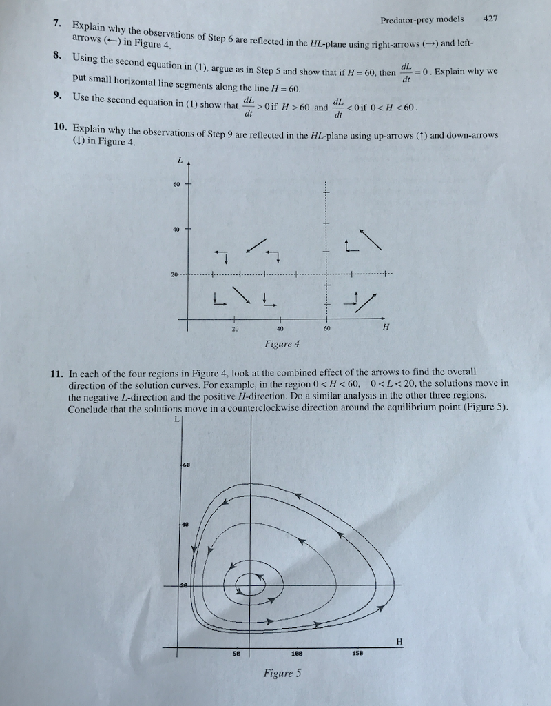 Solving Predator Prey Model Phase Plane Diagram Prey Predato