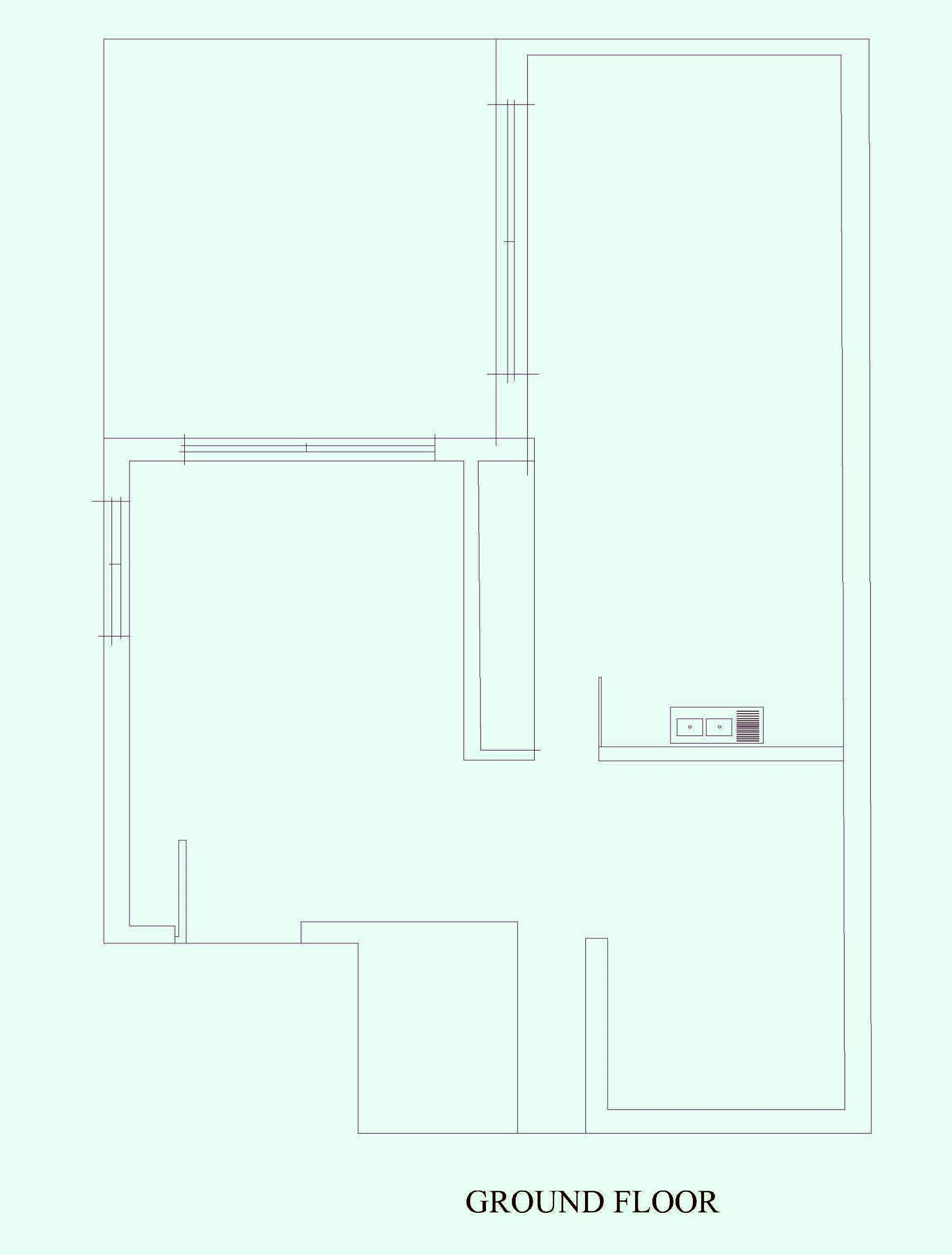 Design a cold water piping system for the villa shown | Chegg.com