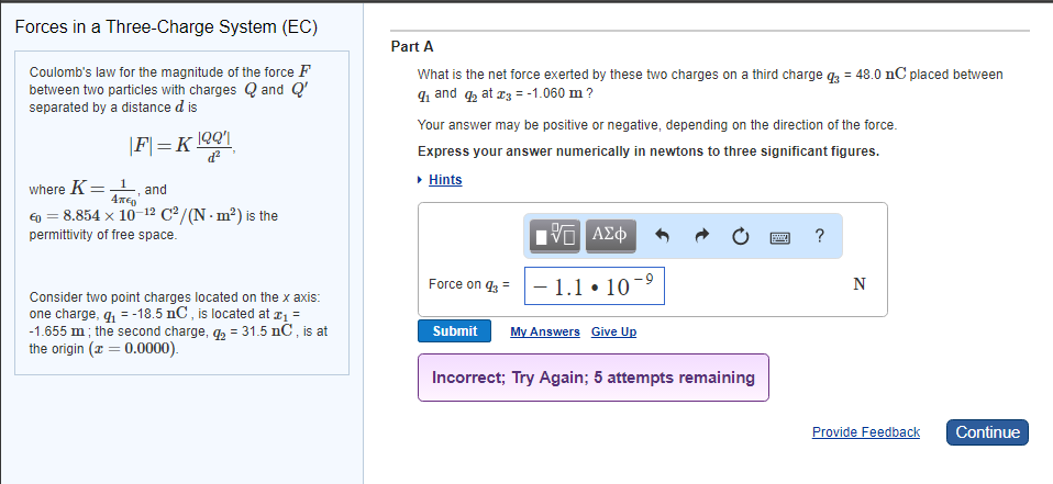 Solved Consider two point charges located on the x axis: one | Chegg.com Solved Consider two point charges located on the x axis: one | Chegg.com
