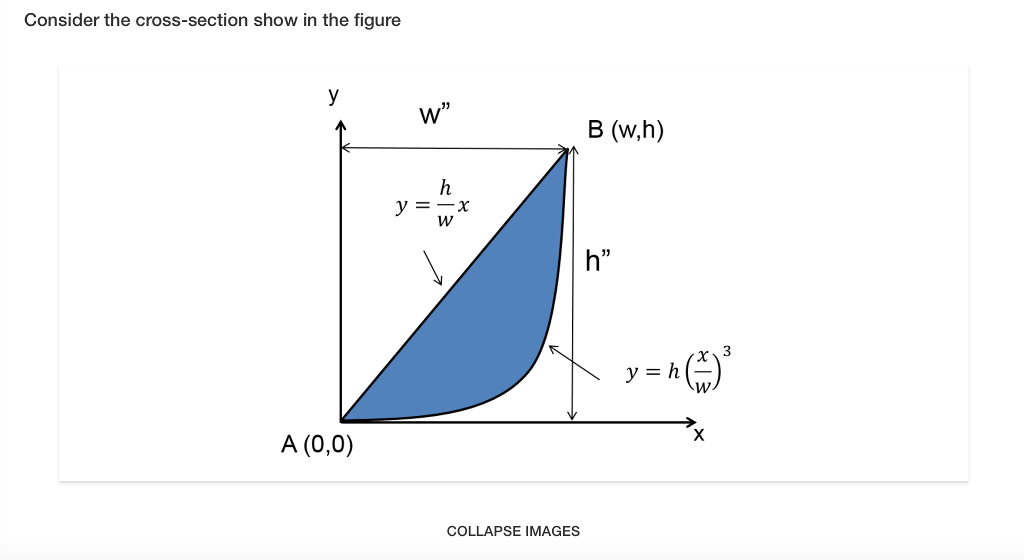 Solved Consider The Cross Section Show In The Figure W 01 B