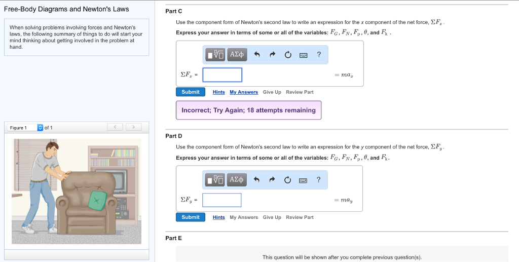Solved When solving problems involving forces and Newton's | Chegg.com