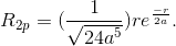 Solved The normalized radial wave function, for the 2p | Chegg.com