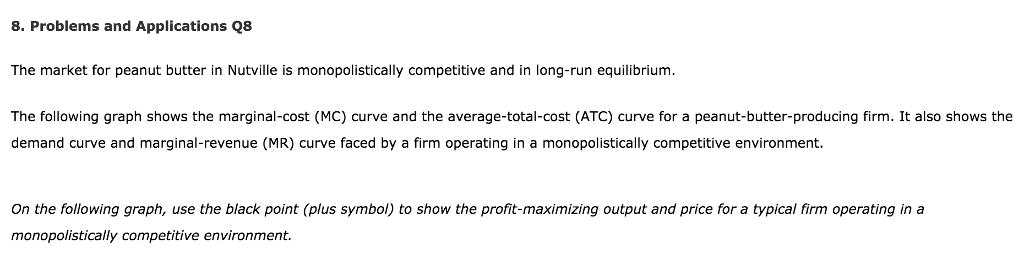 Solved 8. Problems and Applications Q8 The market for | Chegg.com