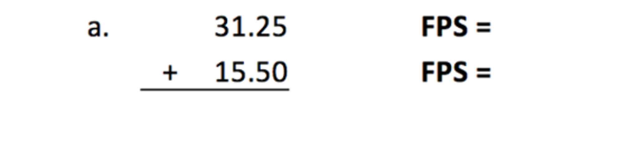 Solved First convert the following numbers as shown to | Chegg.com