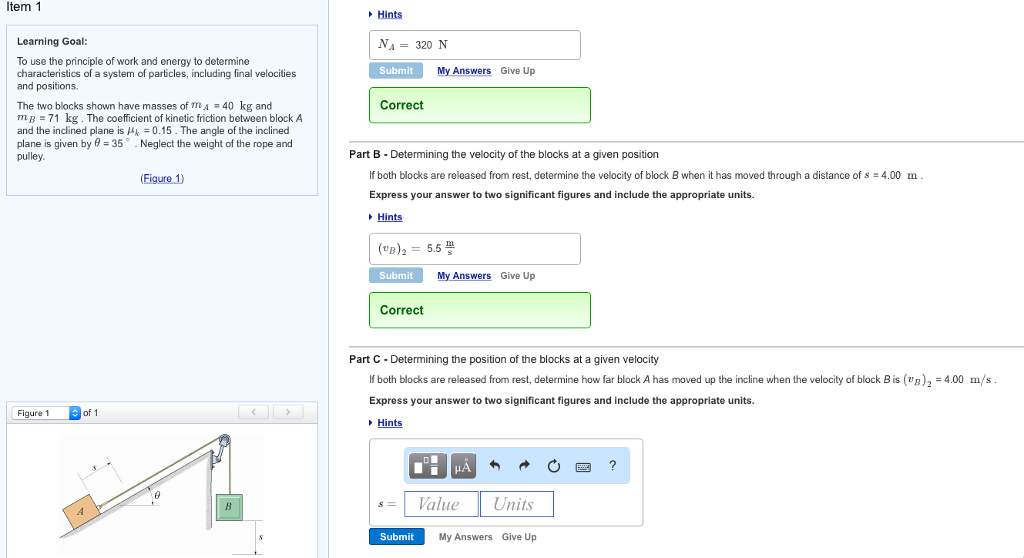Solved If both blocks are released from rest, determine how | Chegg.com