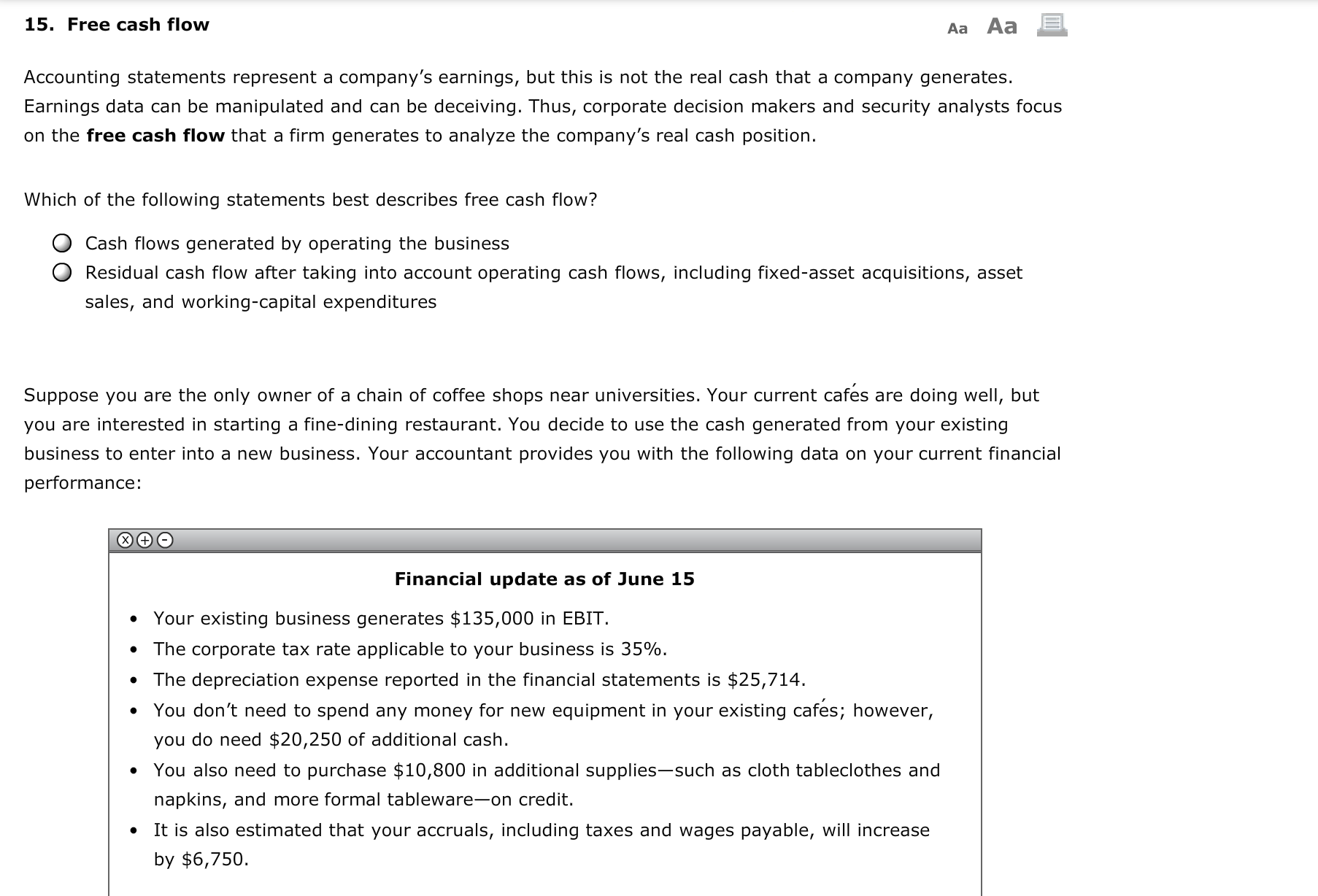 Solved Accounting statements represent a company's earnings, | Chegg.com