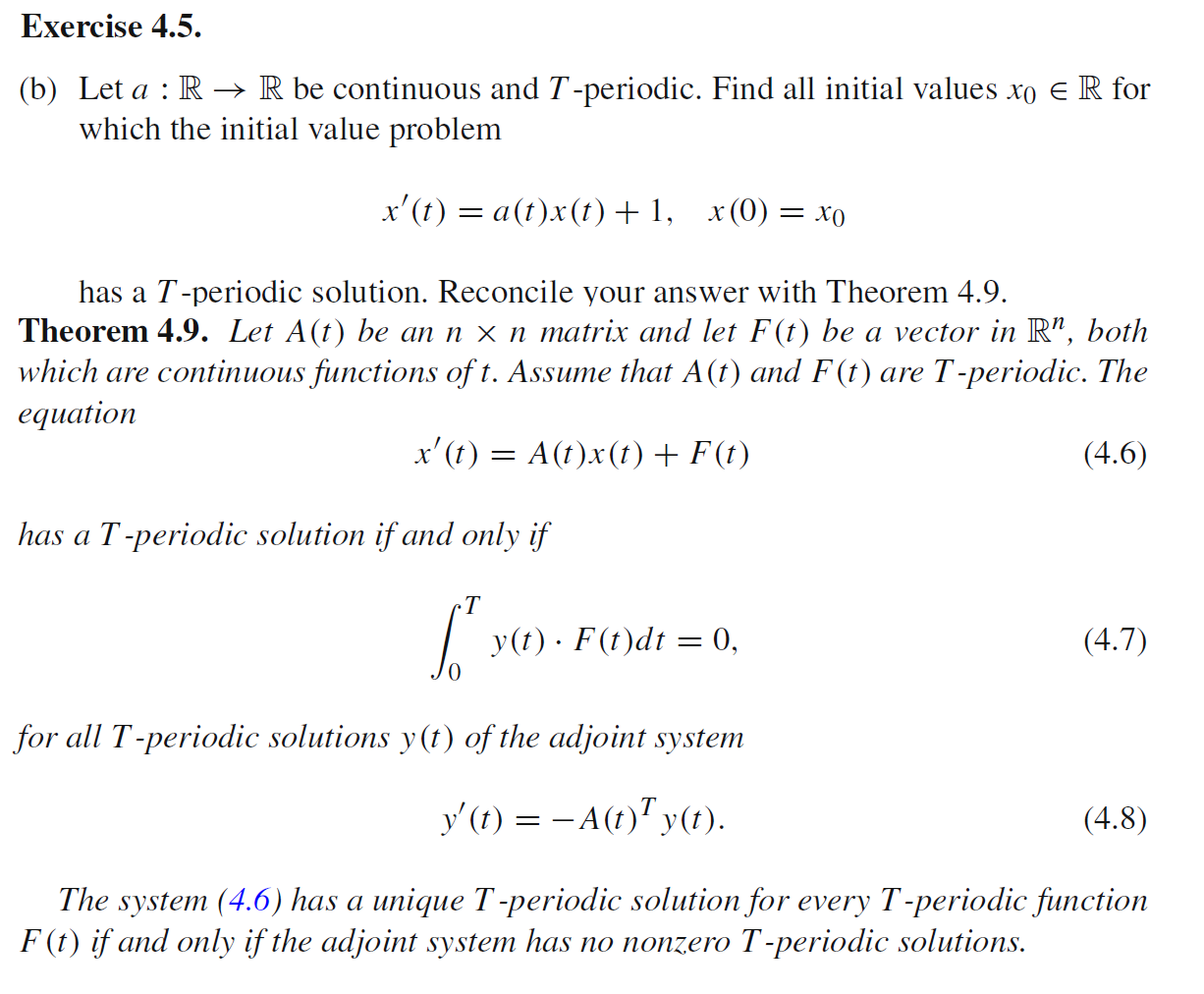 8b. Advanced Ordinary Differential Equations. | Chegg.com